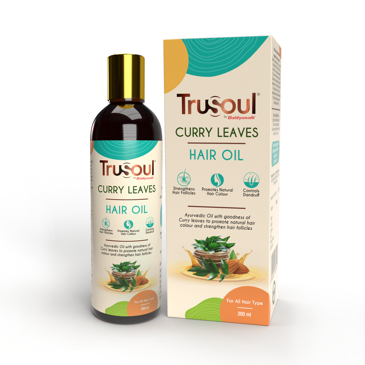 Ayurvedic Curry Leaf Hair Oil - Trusoul By Baidyanath